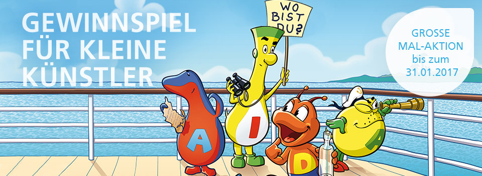 Clubbie-Mal-Wettbewerb - AIDA Kreuzfahrten